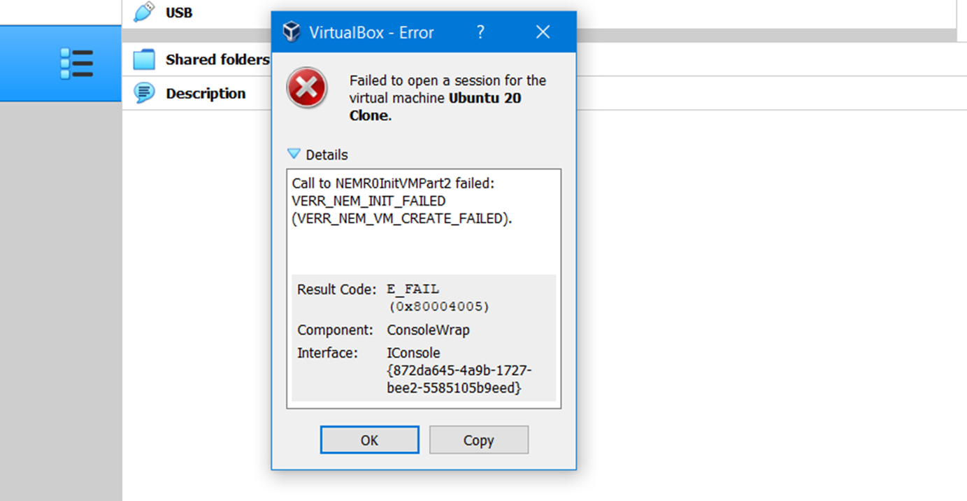 How To Fix Virtual Box Error Call Tonemr0initvmpart2 Failed Verrneminitfailed Verrnemvm